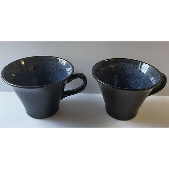 Gabbay | Dining | Set Of 2 Gabbay Fusion Wasabi Black Speckled Blue ...